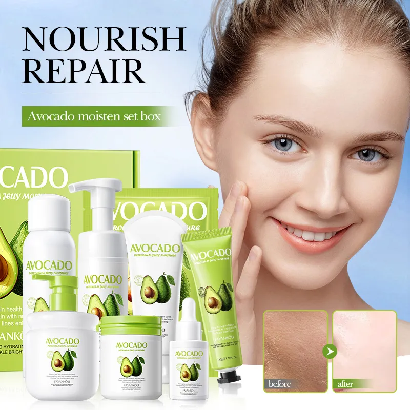 Avocado Skincare Set | Deep Moisturizing & Nourishing | SADOER